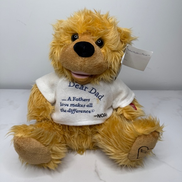 PBC | Toys | Rare Htf Noah Dear Dad Bear Animated Plush 2 | Poshmark